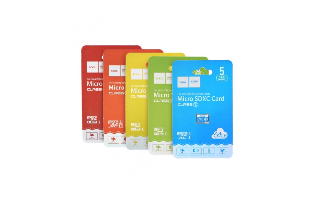 Hoco MicroSDXC TF High Speed 128GB Class 10 Преносима памет - MicroSDXC ...
