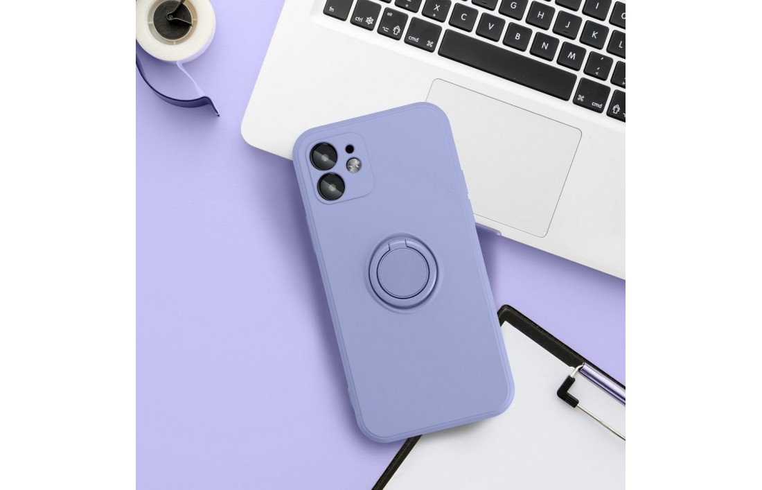 Apple iPhone 17 Silicone Ring Violet Кейс - iPhone 17 Silicone Ring Violet